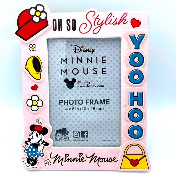Disney | Accents | Hp Minnie Mouse Photo Frame For A 4 X 6 Photo | Poshmark